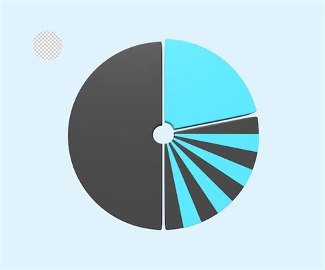 Premium Psd Pie Chart Statistical Diagram