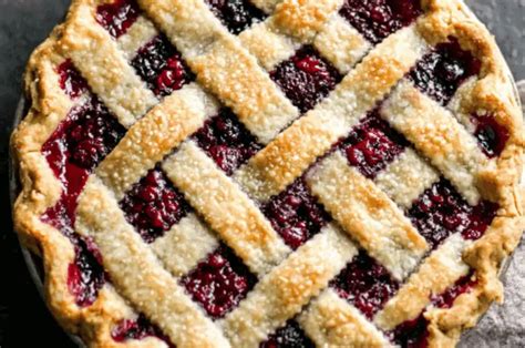 Triple Berry Pie Easy Homemade Recipes