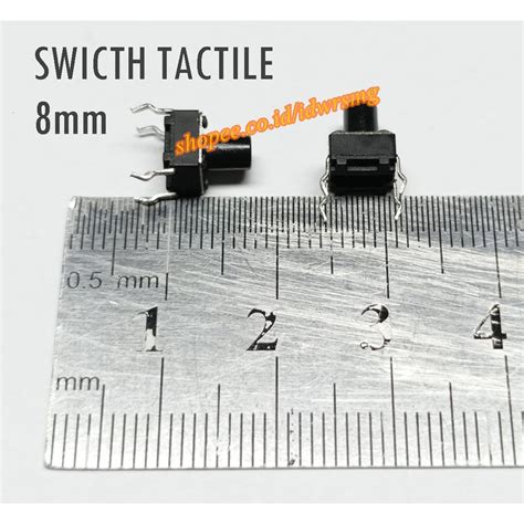 Jual Tactile Switch Push Button Kecil 4 Pin 8 Mm 8mm 8MM Micro Switch 4p Shopee Indonesia