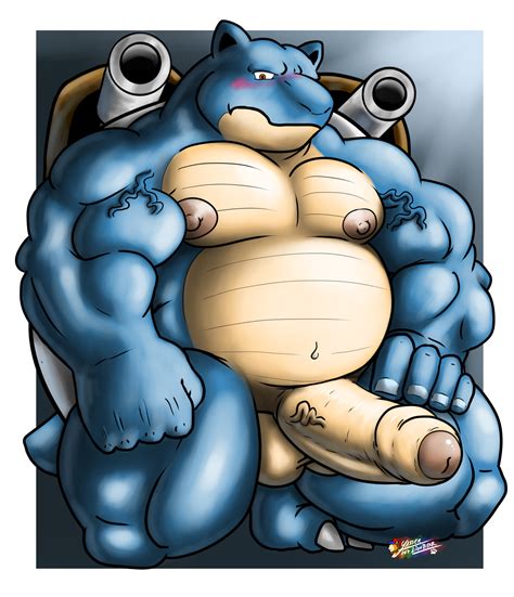 Rule 34 1boy Anthro Big Penis Blastoise Erection Humanoid Penis Male
