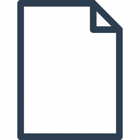 blank file format list new page type icon download on iconfinder