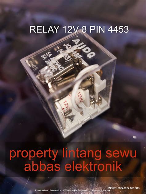 Relay 12v 8 Pin 4453 Kaki Runcing Lazada Indonesia