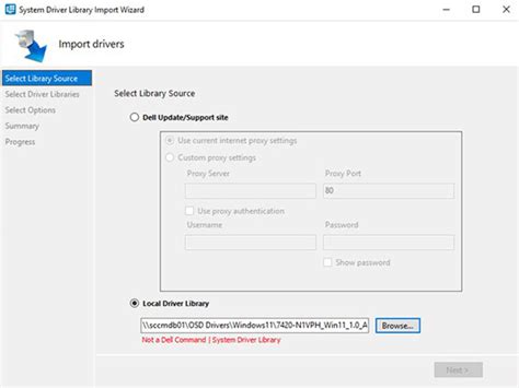 dell command integration suite for system center fails to import