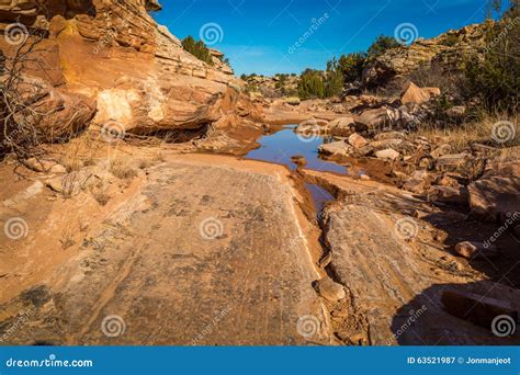 Arizona Sandstone Landscapes Stock Image Image Of River Desert