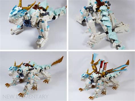 Lego Ninjago Review Zane S Ice Dragon Creature New Elementary Lego Parts Sets And