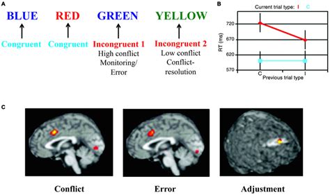 The Stroop Task—as An Example Of Cool” Executive Function Tasks A