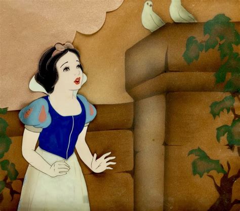 Snow White And The Seven Dwarfs Production Animation Cel Rko Walt