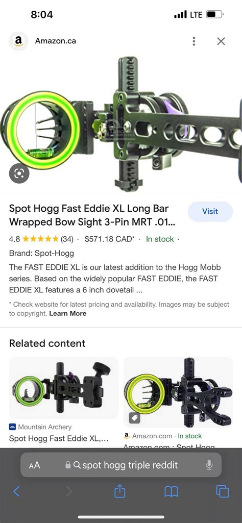 Spot Hogg Triple Stack Fast Eddie Which One Rbowhunting