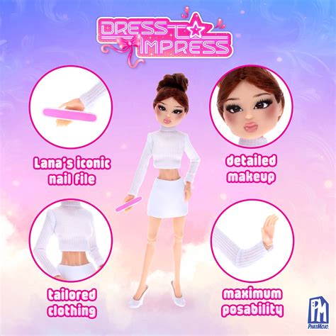 Dress To Impress Lana Fashion Doll 12 Tall Series 1 [includes Dl