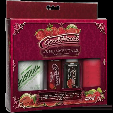 Oral Sex Enhancers Goodhead Fundamentals Kit