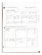 Pre Calculus Exponent Practice Pdf Course Hero