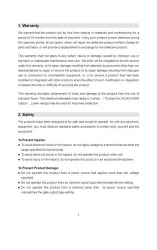 8 Sequence Injection Timer Controller Ac220v5060hz Model Name