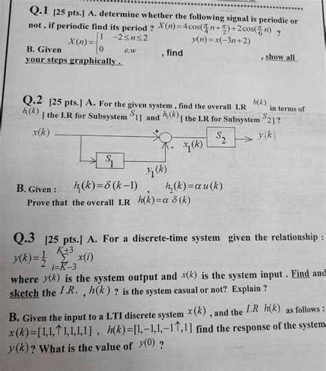 solved q 1 [25 pts ] a determine whether the following