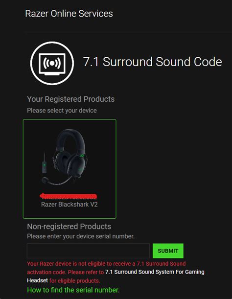 7 1 Surround Sound Code Razer Insider