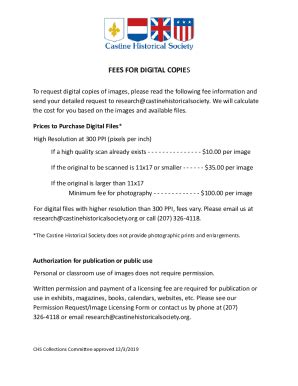Fillable Online Digital Copies Form Fax Email Print PdfFiller