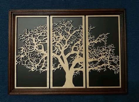Tree Of Life Wall Art Laser Cut Vector Files Dxf Svg Cdr Etsy