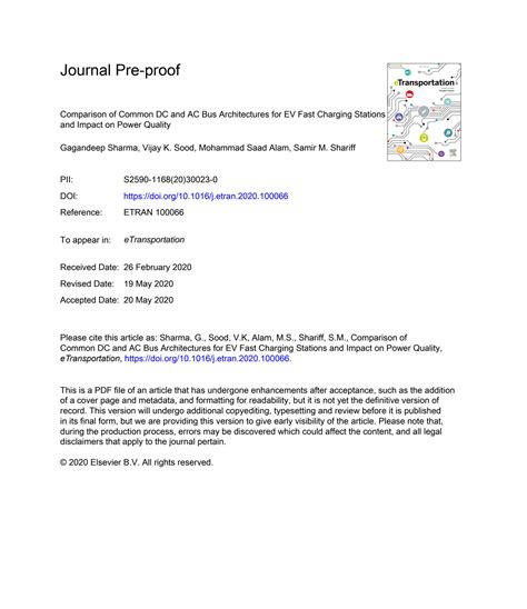 Solution Comparison Of Common Dc And Ac Bus Architectures For Ev Fast