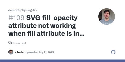 Svg Fill Opacity Attribute Not Working When Fill Attribute Is In Rgb