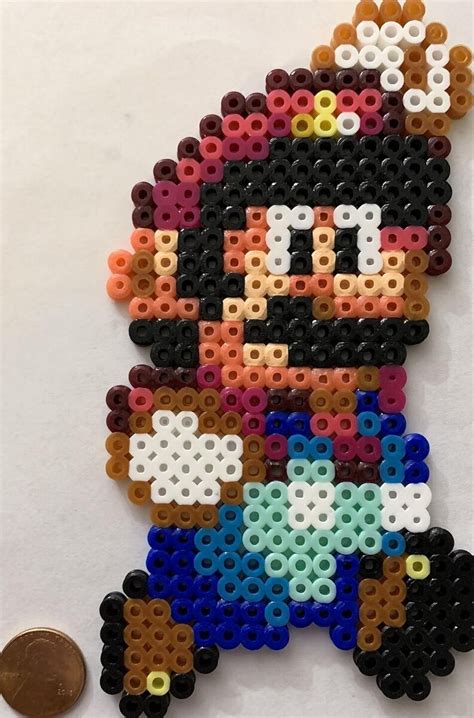 Perler Beads Pixel Art Mario Squid Ebay
