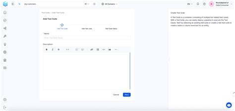 Adding Test Suites Through The UI