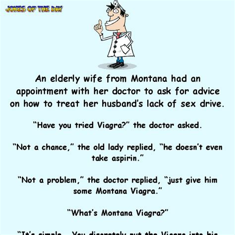 Old Man Loses His Sex Drive His Wife Gets This Odd Piece Of Jokes