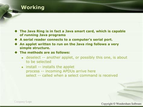 PPT Java Ring PowerPoint Presentation Free Download ID 1581786