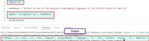 How To Split Sentence Into Words In Python 3 Ways Python Guides