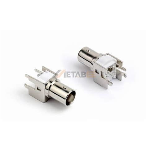 Straight Bnc Female Pcb Through Hole Mount Socket Connector Metabeeai