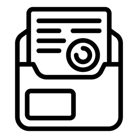 Premium Vector Retro Floppy Disk Outline Icon