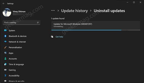 How To Uninstall Latest Feature Updates In Windows