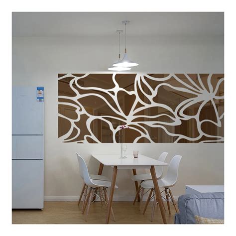 Серебряная наклейка с геометрическим узором большие креативные