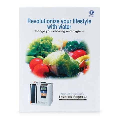Enagic Kangen Leveluk Catalogue Leveluk Super501 English Information D