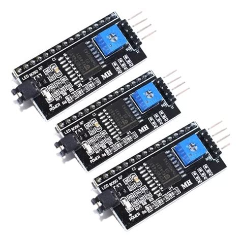 3x Modulo Serial I2c Lcd 16x2 20x2 20x4 Arduino Pic Parcelamento Sem