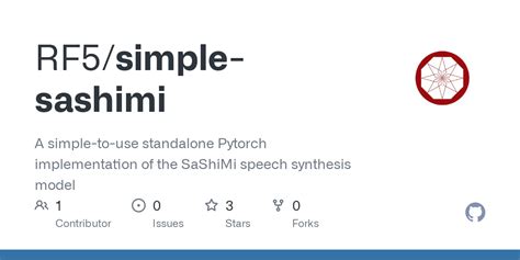 GitHub RF Simple Sashimi A Simple To Use Standalone Pytorch Implementation Of The SaShiMi