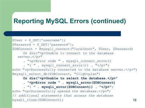 Php With Mysql Database