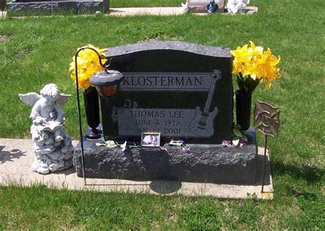 Thomas Lee “tommy” Klosterman 1978 2001 Find A Grave äreminne