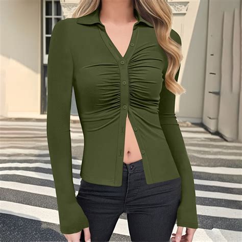 Casual Womens Tops Green Women Cloth Tops Summer Soft Tops For Women