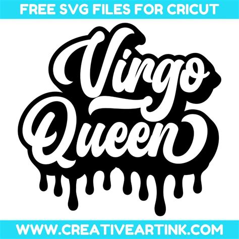 Virgo Queen Svg Free Svg Creativeartink