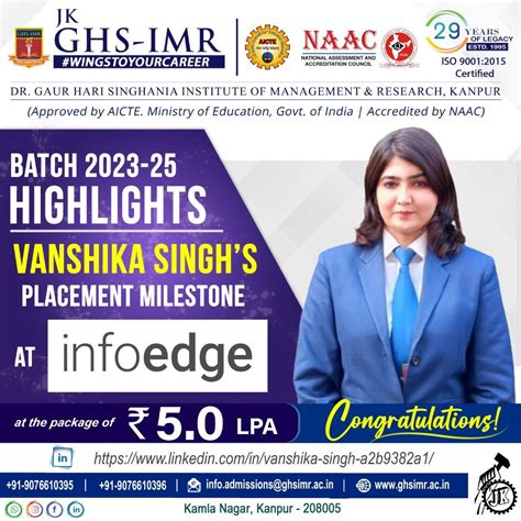 Vanshika Singh On Linkedin Ghsimr Infoedge Heartfeltthanks 28