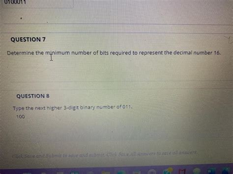 Solved 0100011 Question 7 Determine The Minimum Number Of
