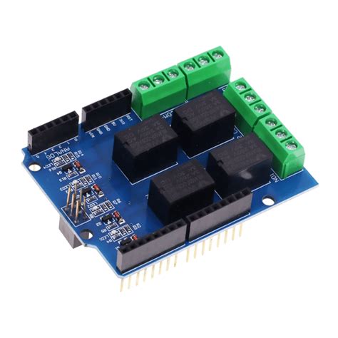Shield Relé 4 Canais Para Arduino Makerhero