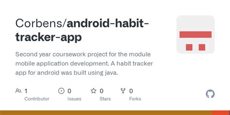 Github Corbensandroid Habit Tracker App Second Year Coursework