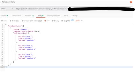 Artificial Intelligence Get Started Button For Fb Messenger In Dialog Flow Stack Overflow