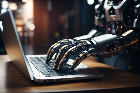 Premium Photo Humanoid Ai RobotTechnology Ai Wallpapers