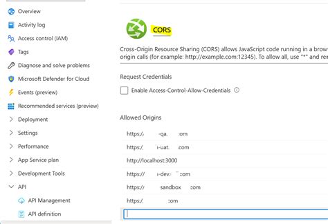 Configuring Cors For Specific Domains In Optimizely 11