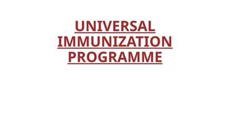 Universal Immunization Programme Logo