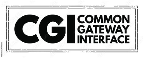 Cgi Common Gateway Interface Provides The Middleware Between