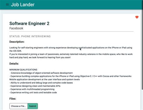 Github Stevennagata Job Lander A Full Stack Javascript Application For Recent Graduates Who