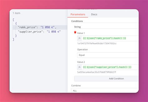 The If Node Tells Me That Two Strings That Are Strictly Identical Are