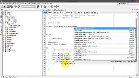 Jsf Con Managedbeans Basico En Netbeans Youtube